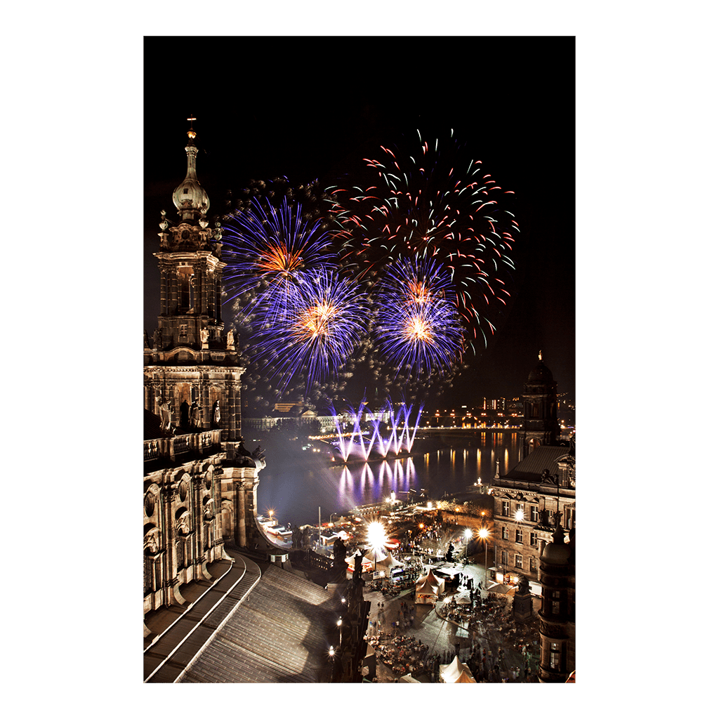 Poster (00173) Feuerwerk an der Hofkirche | ddpix.de