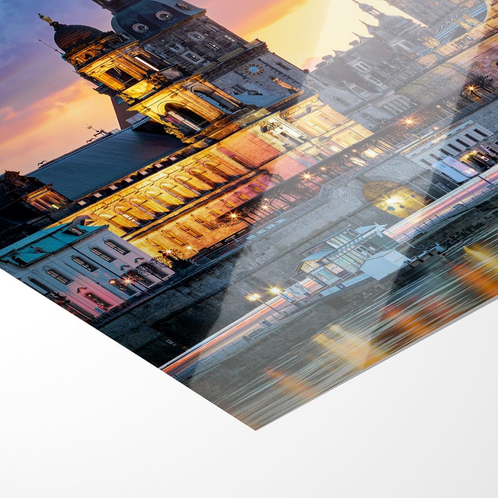 Poster (00909) Hofkirche Dresden am Abend | ddpix.de