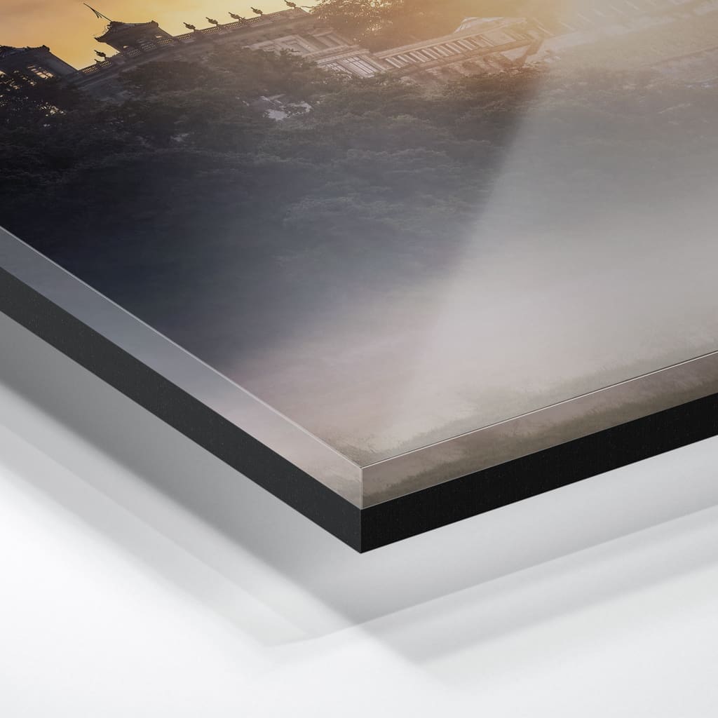 Acryl Board (00984) Elbschlösser im Nebel | ddpix.de