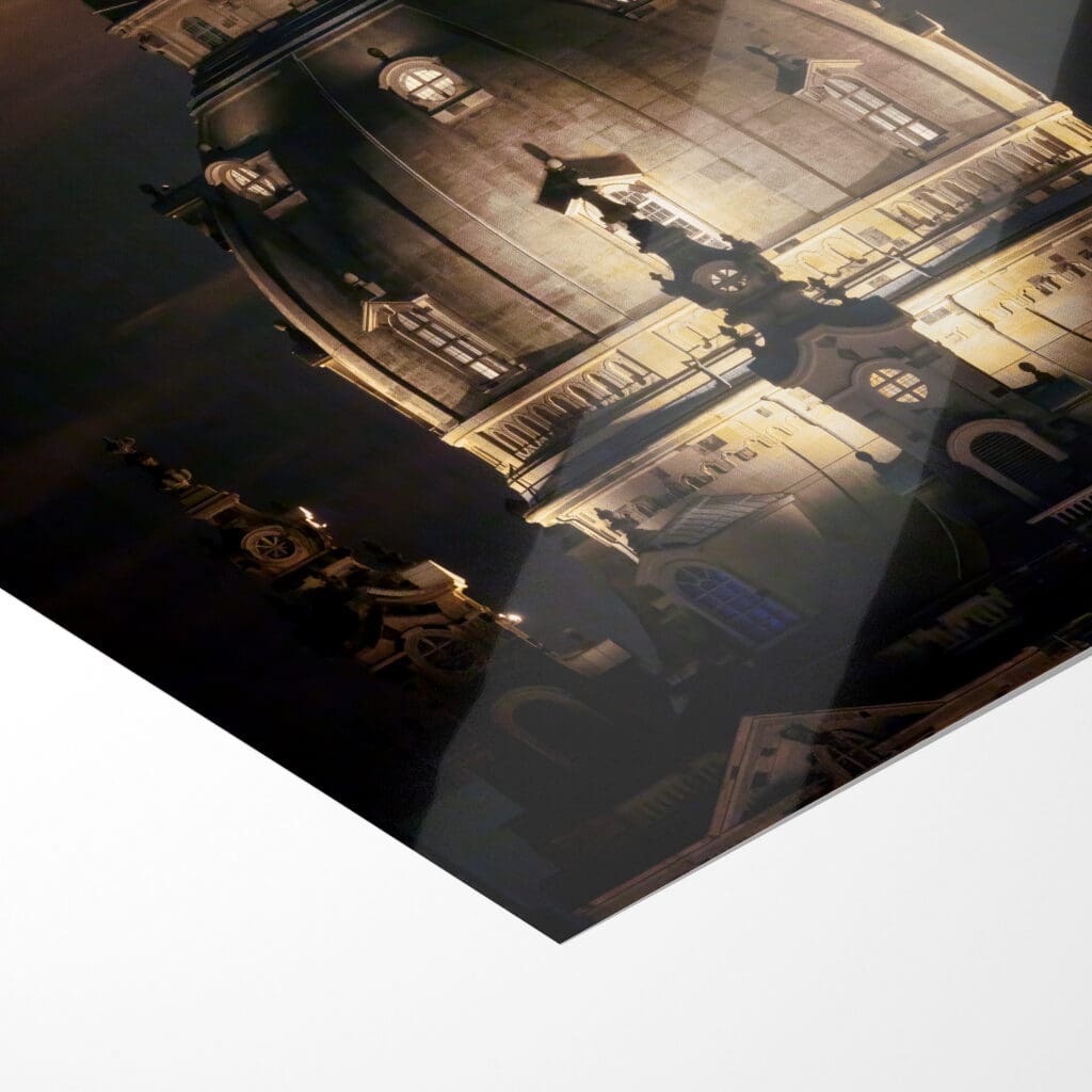 Poster (01081) Frauenkirche mit Vollmond | ddpix.de