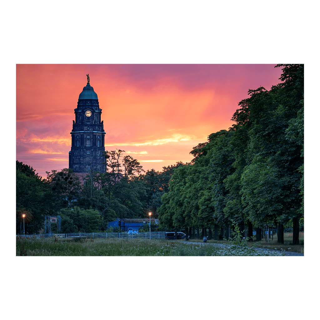 Acryl Board (01101) Rathausturm Dresden | ddpix.de